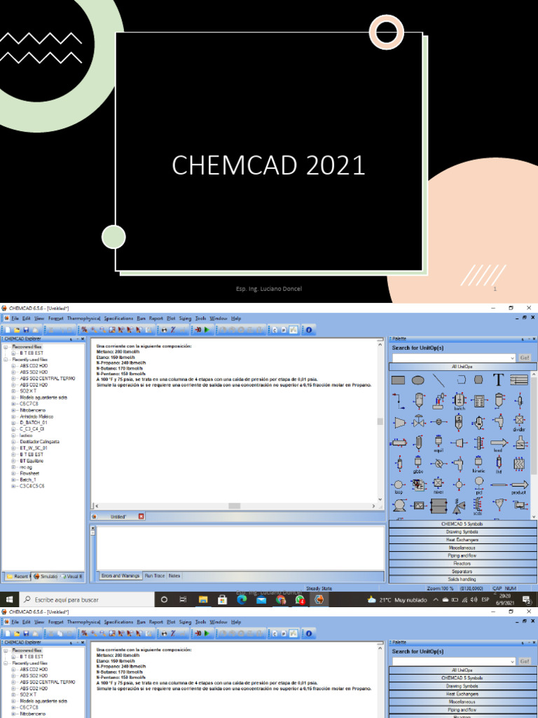Chemcad 2021 | PDF