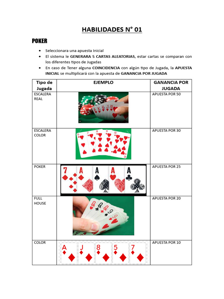 Habilidades N01 | PDF