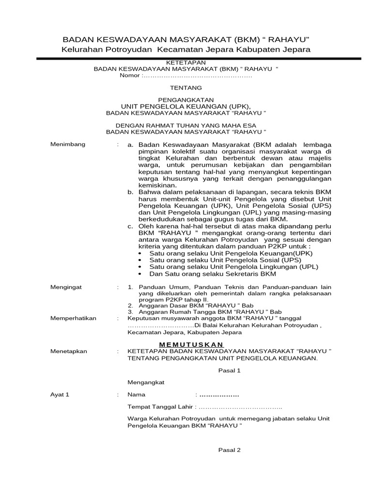 SK UPK Potroyudan | PDF