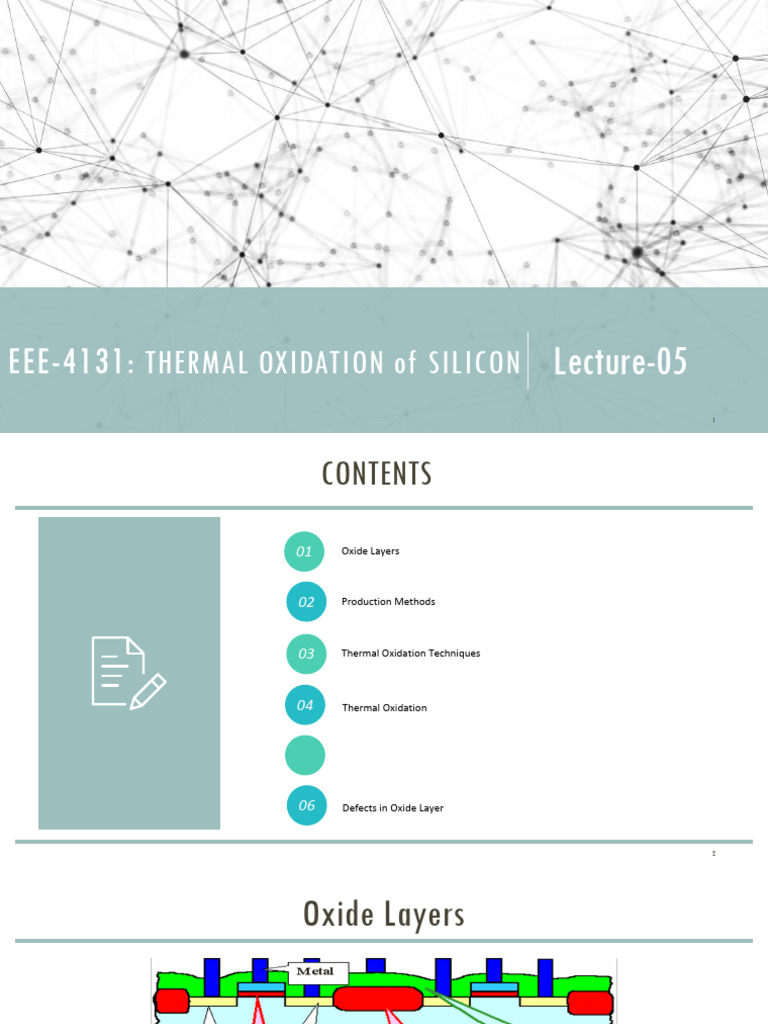 Silicon Thermal Oxidation Guide | PDF | Silicon | Semiconductor Device ...
