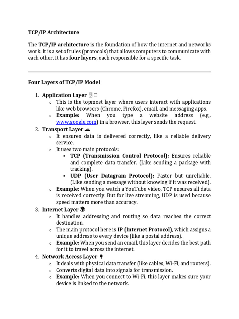 TCP Ip | PDF