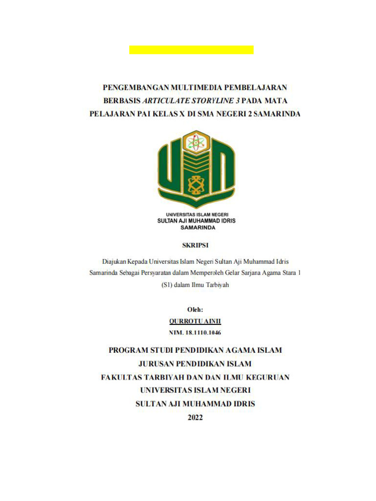 Review Skripsi UINSI 1 | PDF