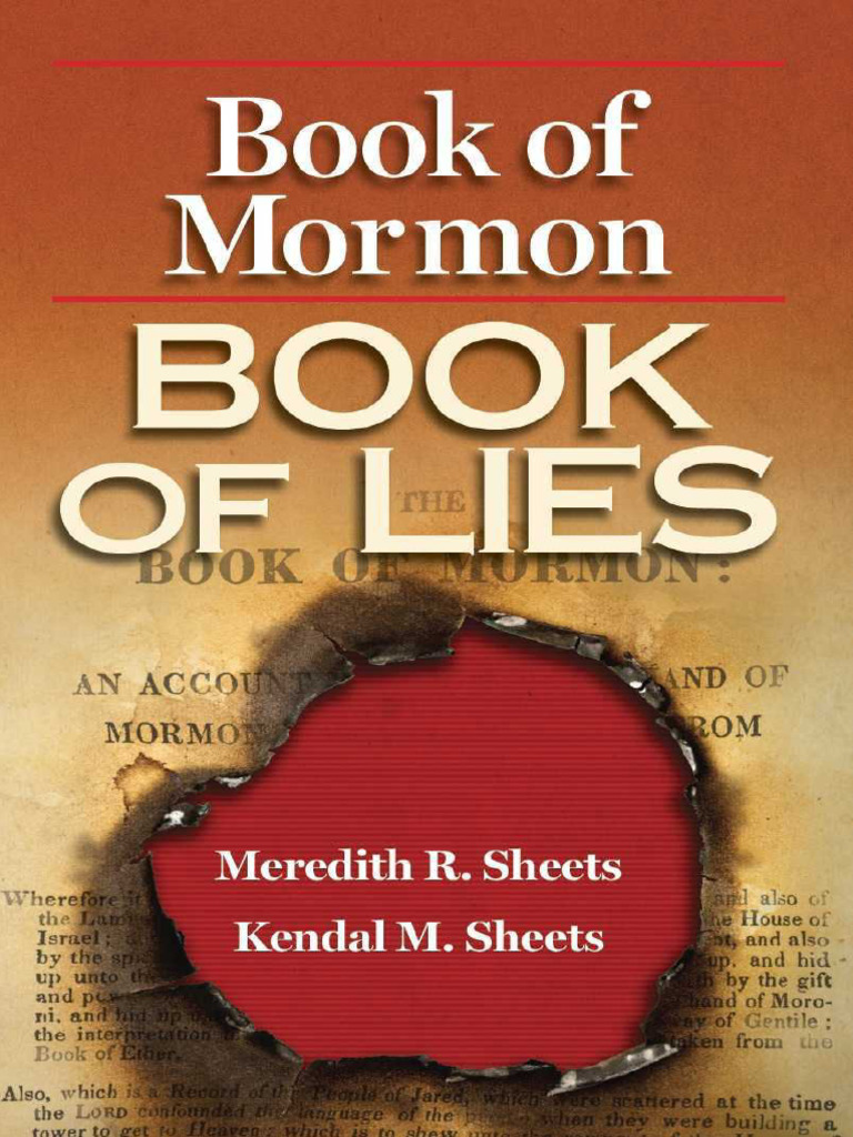 Book of Mormon Book of Lies.pdf | PDF | Book Of Mormon | Mormonism