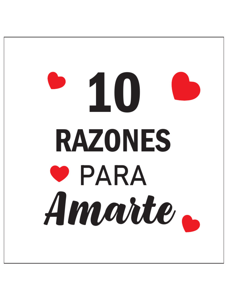 Razones: Amarte | PDF