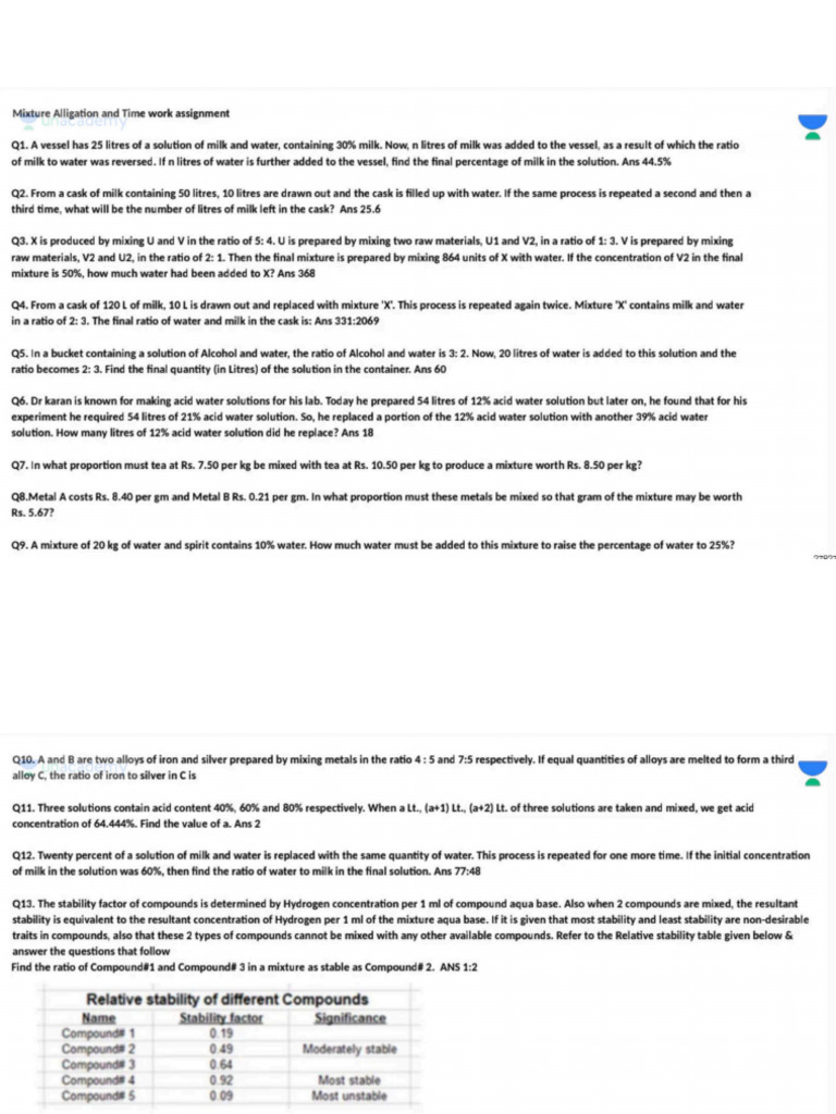 misture_timework assignment | PDF