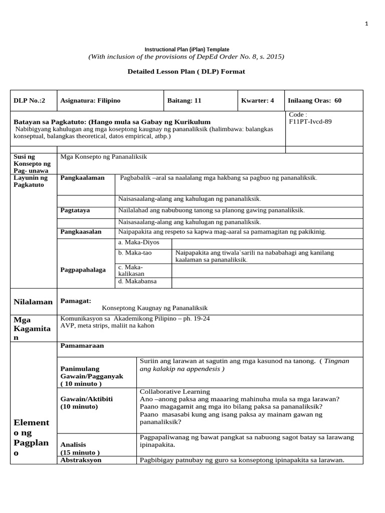 #10 DLP KOnsepto NG Pananaliksik | PDF