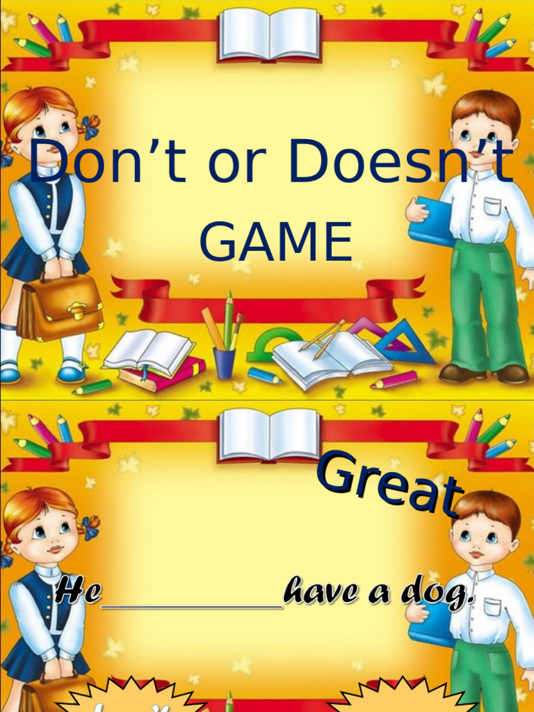 Understanding Don’t vs Doesn’t | PDF