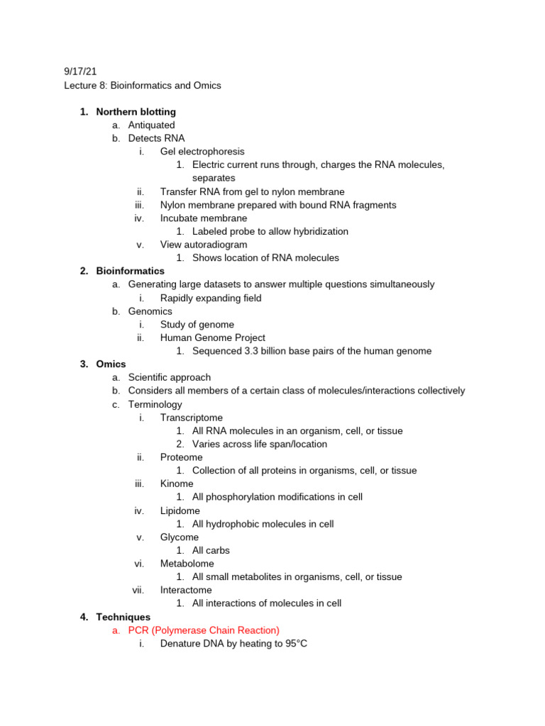 Biochemistry notes | PDF | Mass Spectrometry | Dna Sequencing