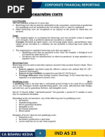 IND As 23 - Borrowing Cost | PDF | Interest | Loans
