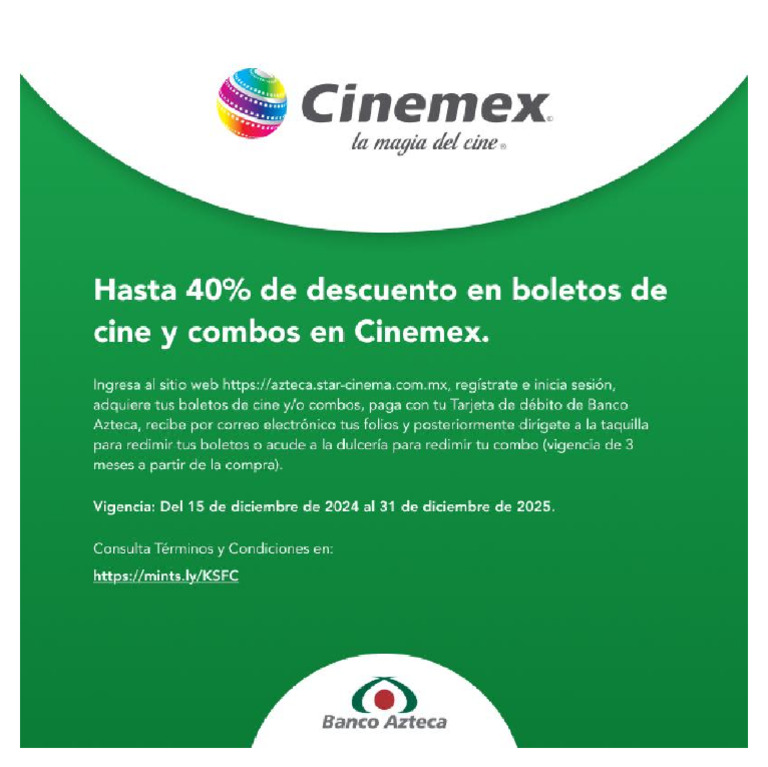 Cinemex Cupon | PDF