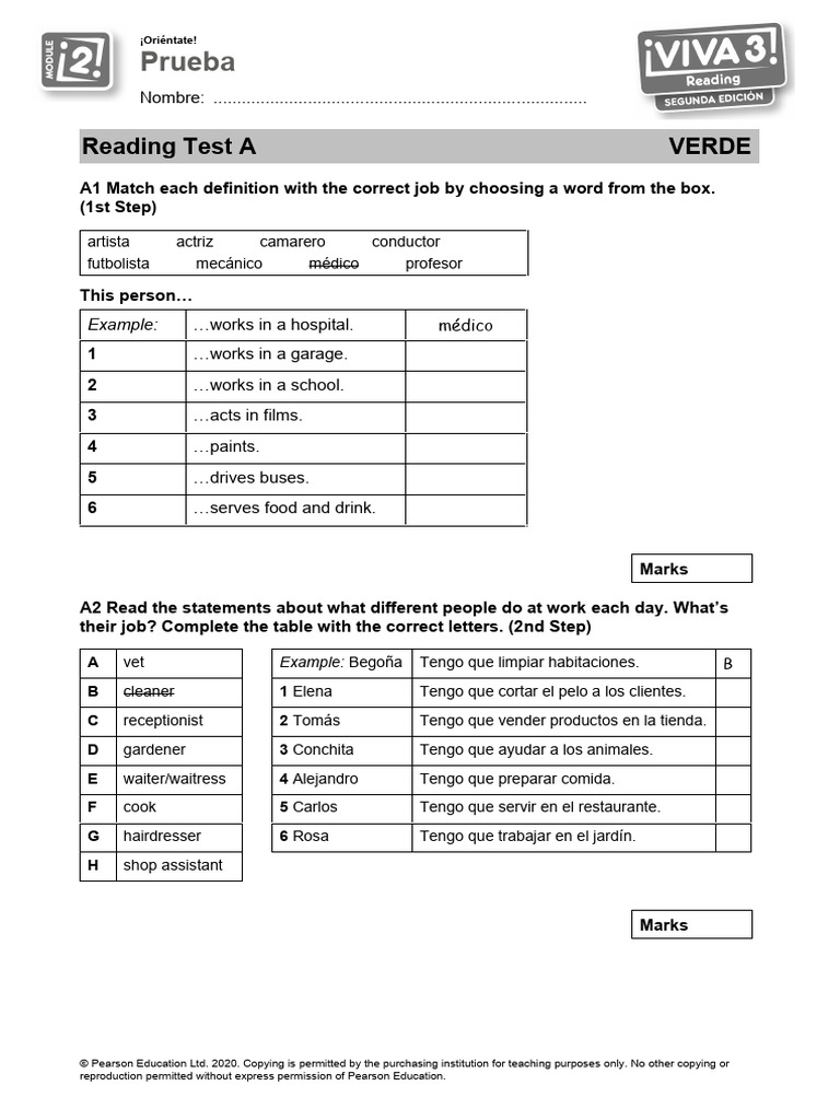 Viva3 2ndedition AP m2 Reading | PDF