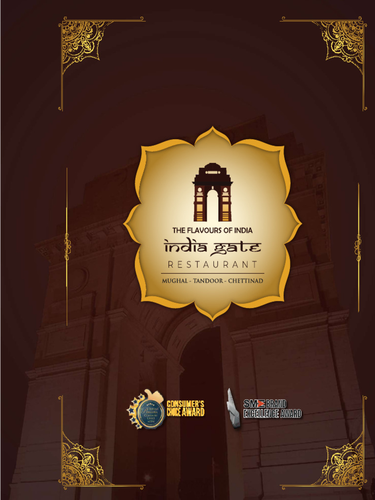 India Gate Menu | PDF