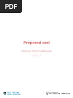 CSEC English A - Oral Presentation Notes Part 1 | PDF | Public Speaking ...