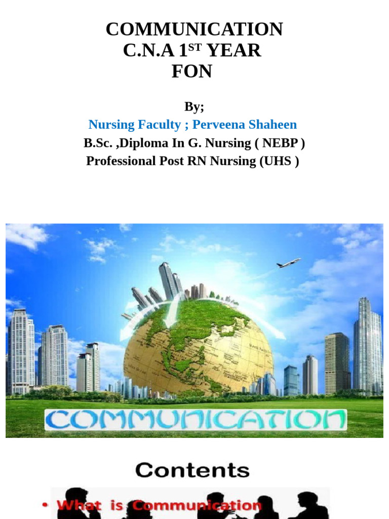 Communication | PDF | Feeling | Communication