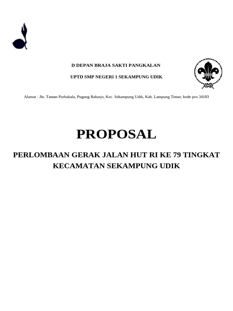 Proposal Pramuka 2022.doc - 20240806 - 100718 - 0000 | PDF
