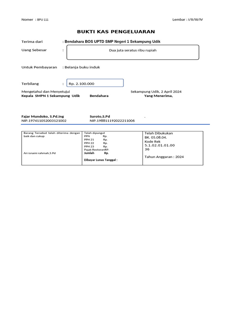 BKP April 2024 | PDF