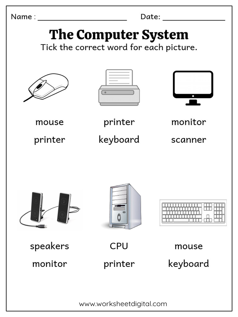 ICT Worksheet W12 4ivdp9 | PDF