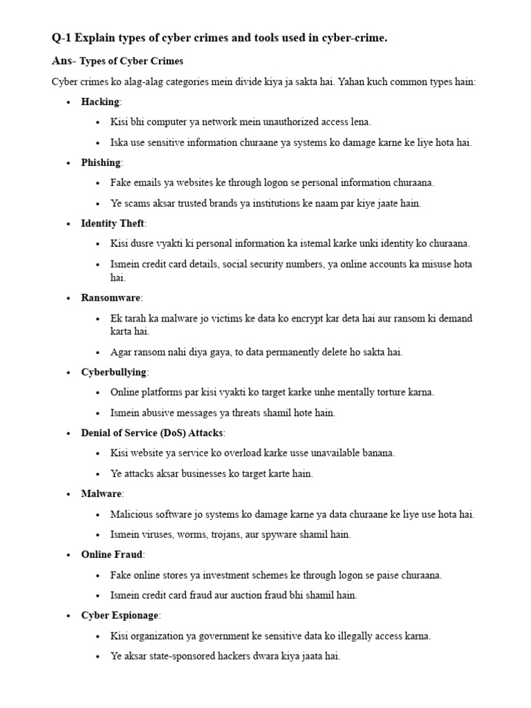 cyber security unit 1 | PDF | Security | Computer Security