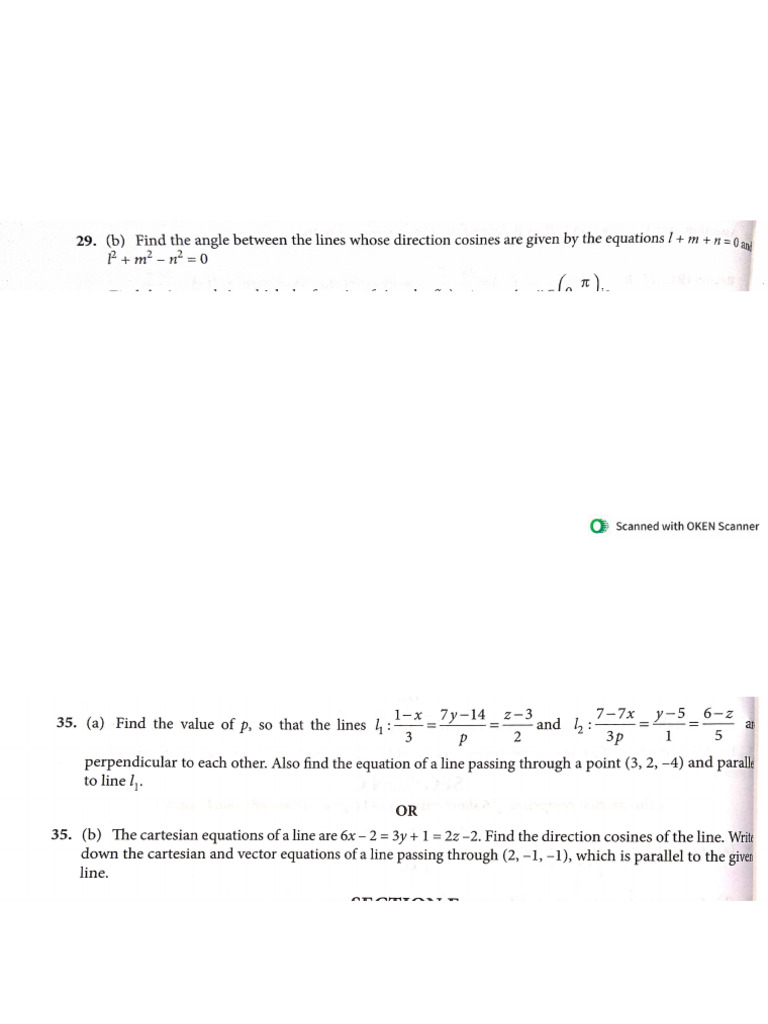 Pyq 3d Class 12 Imp | PDF