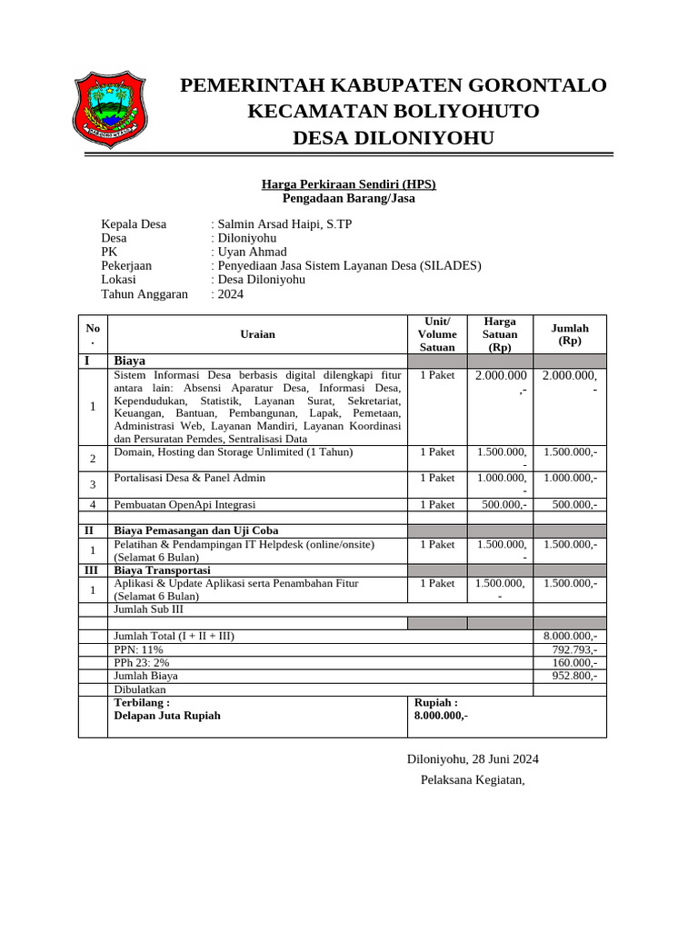 perbaikan SK Aplikasi absensi hal 4 dan hal 10 | PDF
