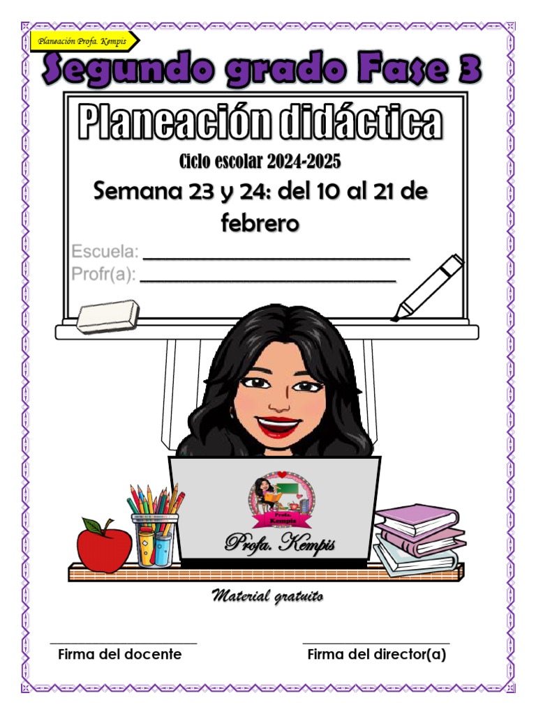 2° S23 y 24 Planeación Profa Kempis | PDF | Calendario | Aprendizaje