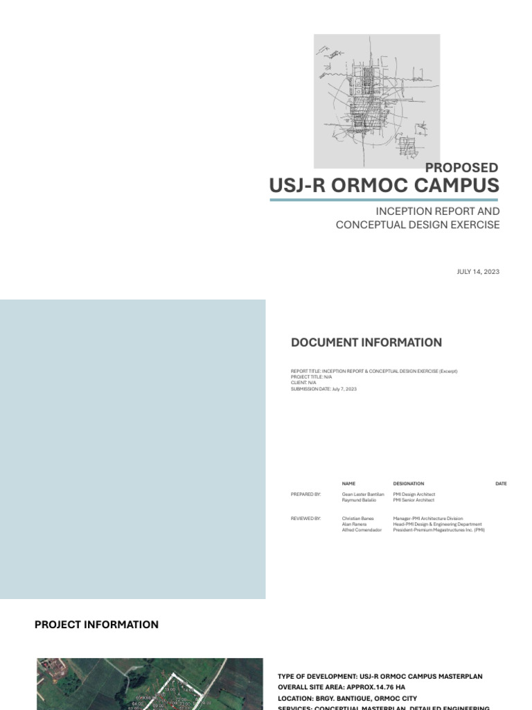USJ-R Ormoc Campus Design Report | PDF