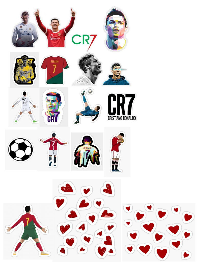 pegatinas cr7 | PDF