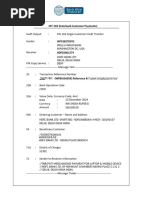 MT103 SWIFT Payment Sample Document | PDF