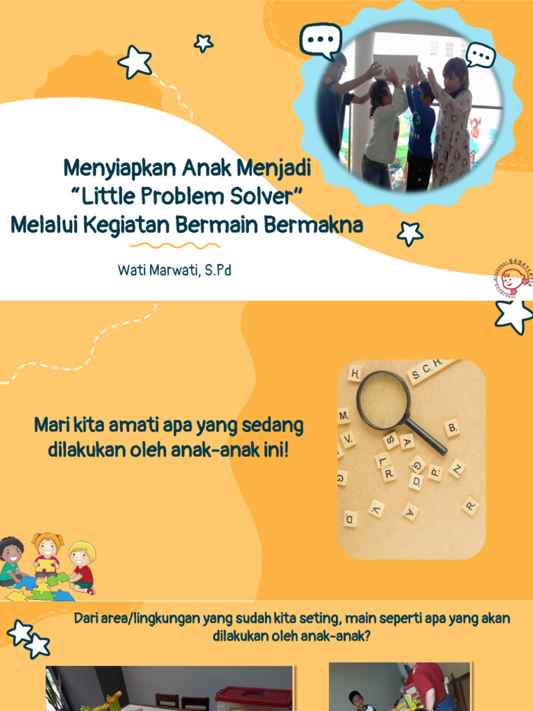 Materi Pelatihan Little Problem Solver | PDF
