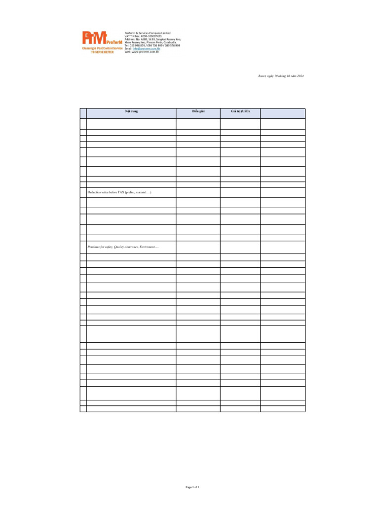 CCJ-Block D & F-Proterm IPC Final Payment | PDF | Payments | Taxes