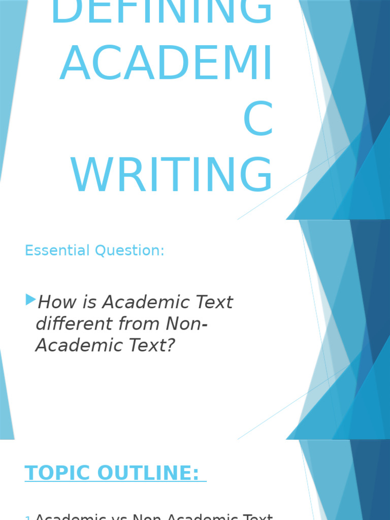 02 Nature of Academic Text | PDF | Essays | Expert