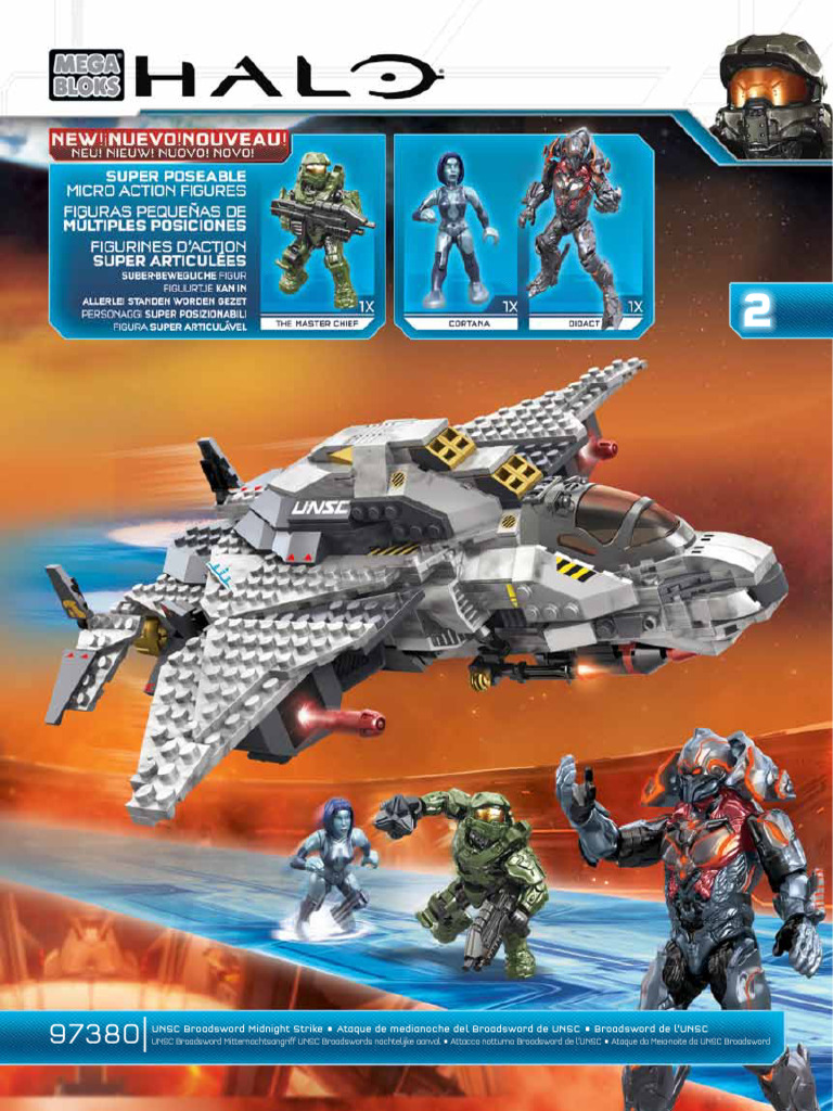 Instruction Unsc Broadsword Midnight Strike 97380 7663 | PDF