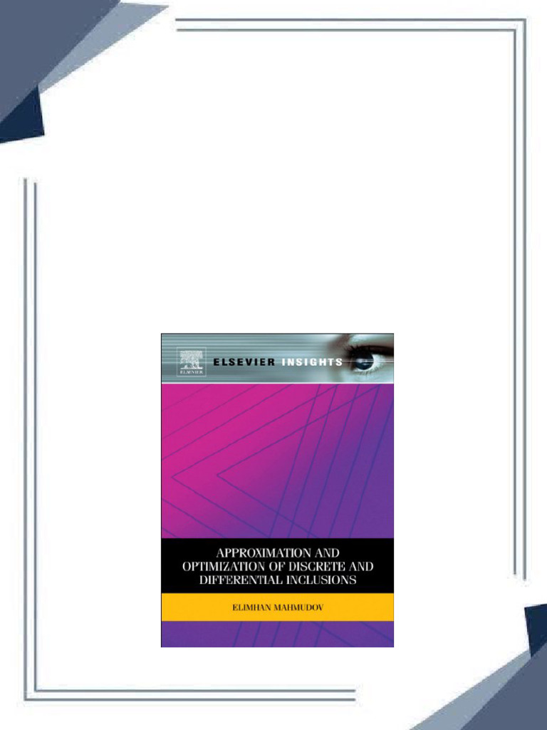 (Ebook) Approximation and Optimization of Discrete and Differential Inclusions by Elimhan N ...