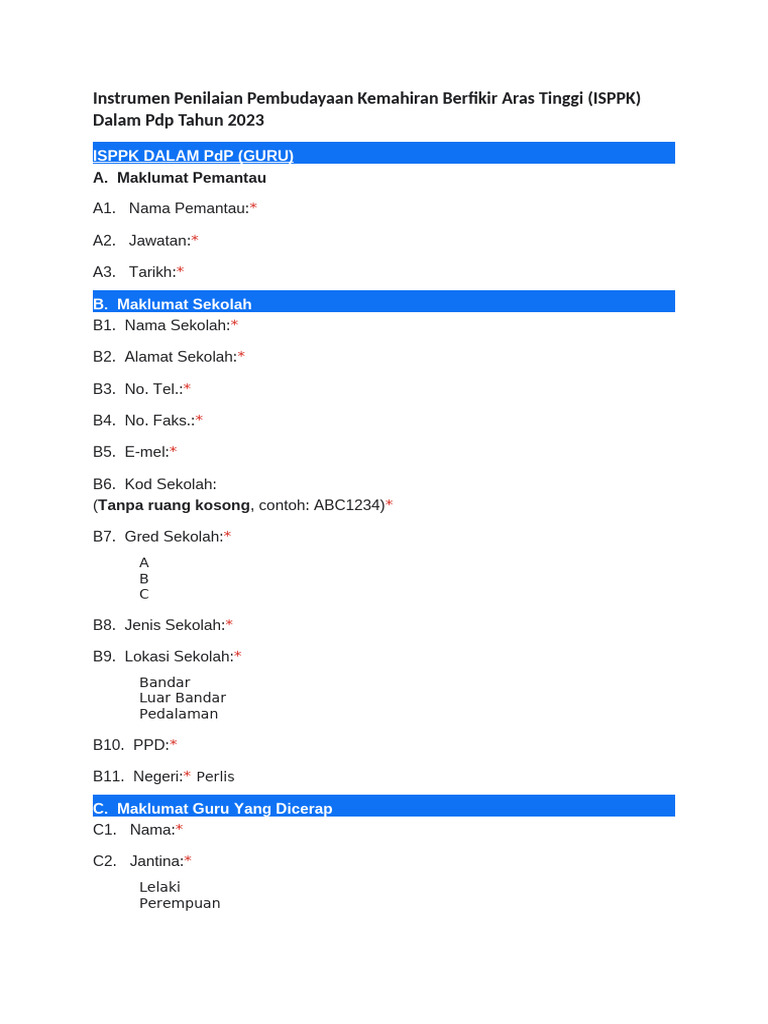 Ulasan PDP KBAT | PDF