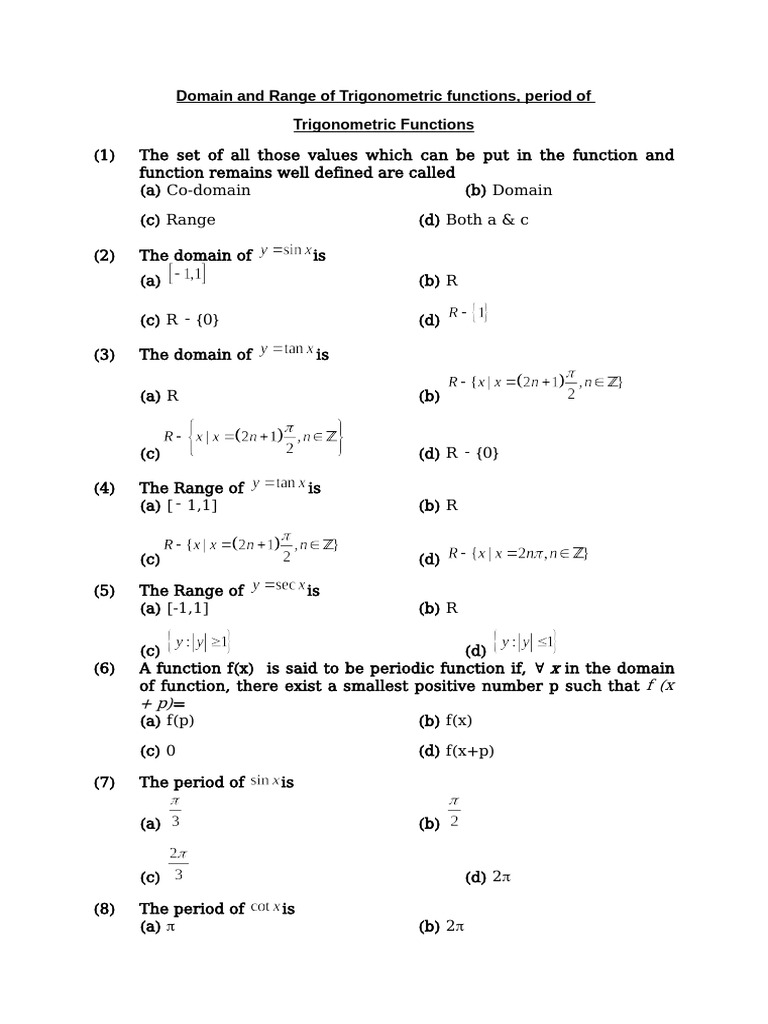 11th Math chapter 11 Mcqs | PDF | Function (Mathematics) | Mathematical Relations