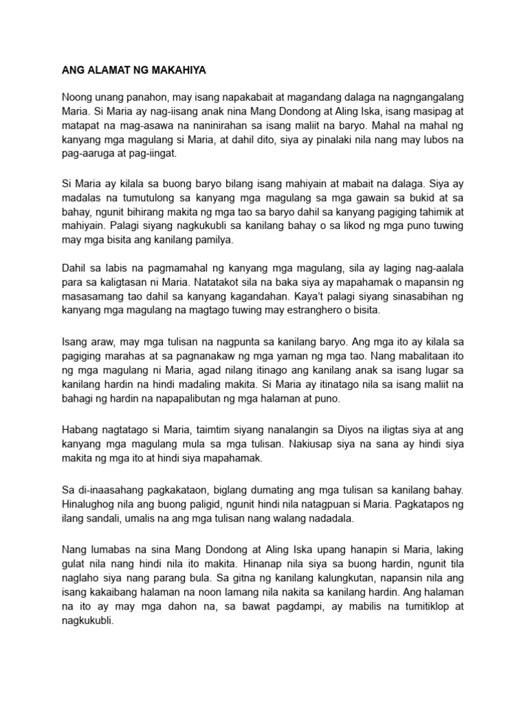 Mga Alamat | PDF