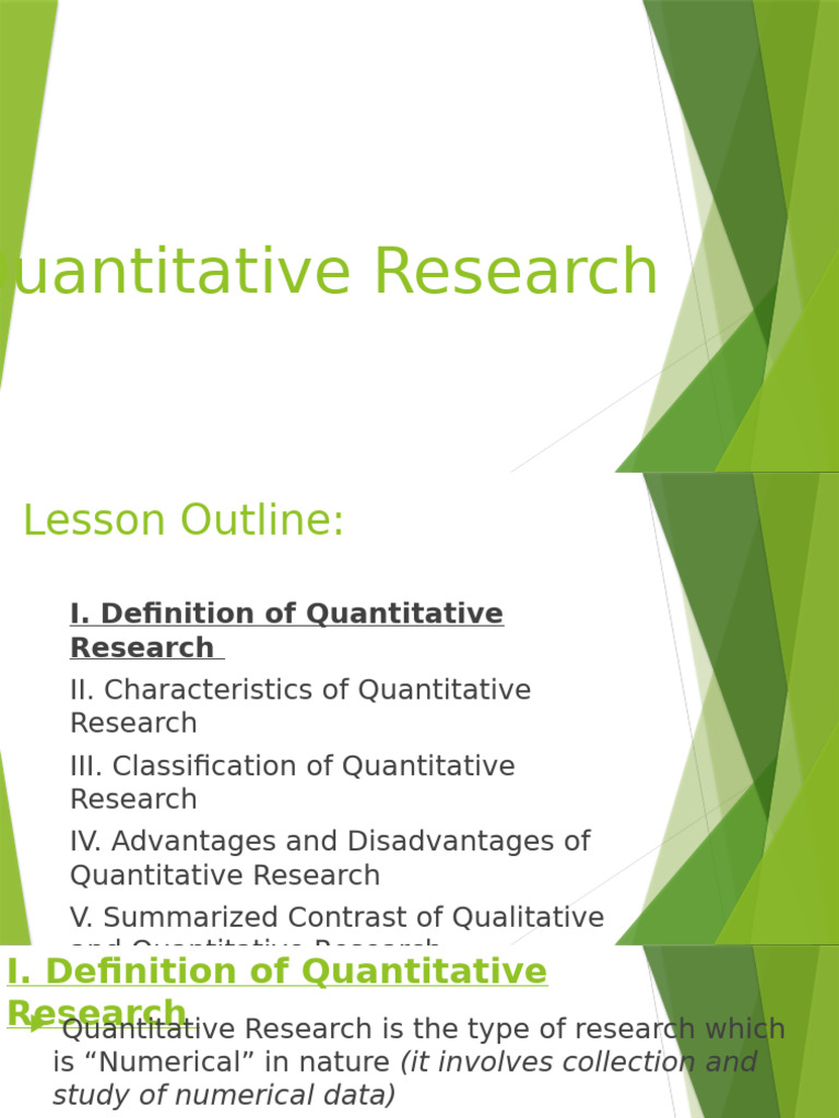 Understanding Quantitative Research Basics | PDF | Quantitative ...