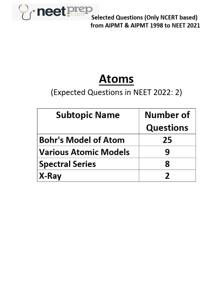 Atoms | PDF | Atoms | Electron