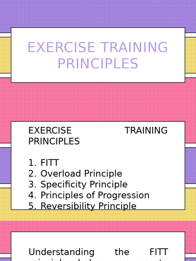 Principles of Excercise 100708 | PDF | Physical Fitness | Psychology