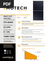 Renesola 300-310w US Data Sheet | PDF | Solar Panel | Electromagnetism