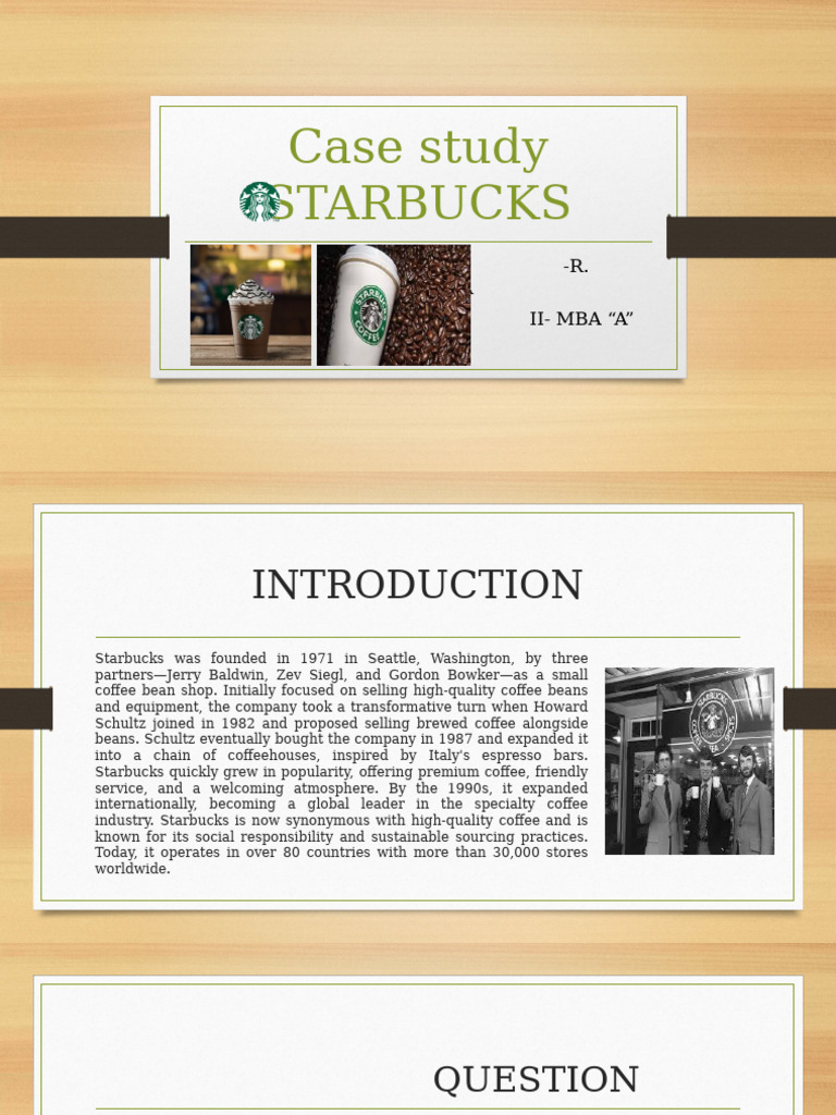 Starbucks: Resources and Competitive Edge | PDF | Starbucks ...