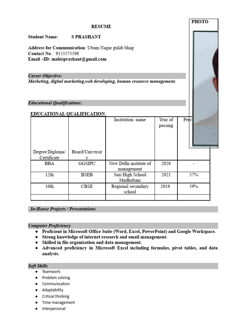 Resume | PDF | Computing