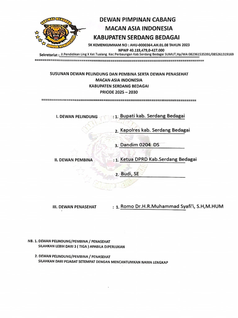 Macan Asia Indonesia | PDF