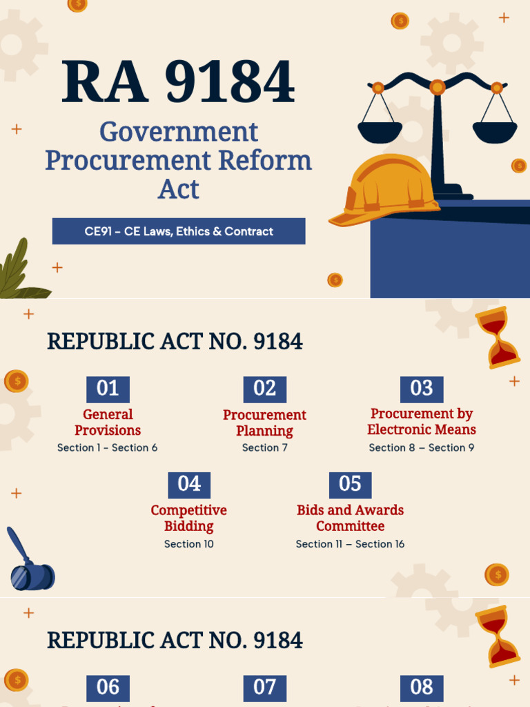 RA 9184 Government Procurement Reform Act | PDF | Planets | Solar System
