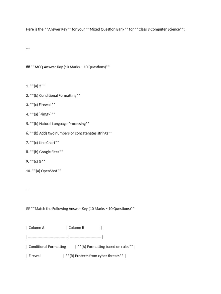 answer key neptune qb | PDF | Computing | Computer Science