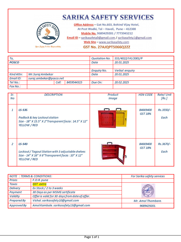 POSCO. - Loto Box - 20.01.2025 | PDF