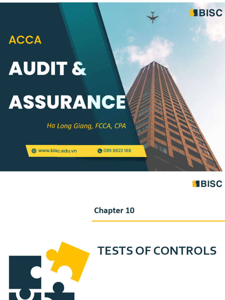Tests of Controls Overview in ACCA | PDF | Payroll | Audit