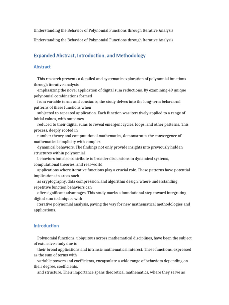 Polynomial Function Analysis Cleaned 2 Pdf Polynomial Function