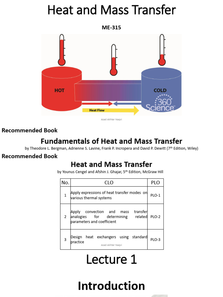 HMT Combined Sir asad | PDF | Thermal Conduction | Heat Transfer