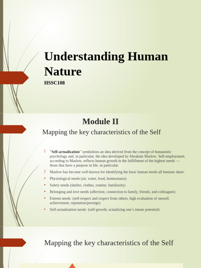 Uhn Module II Part B | PDF | Self Actualization | Psychological Concepts